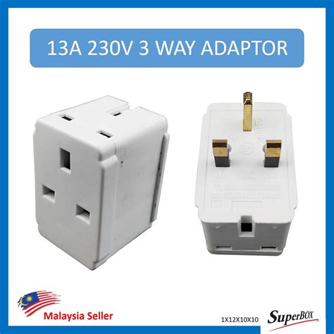 A V Way Socket Adaptor Shopee Malaysia