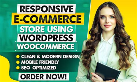 Build Ecommerce Website Using Wordpress Woocommerce Online Store Or