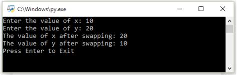 Python Swap Two Variables Robert Karamagi