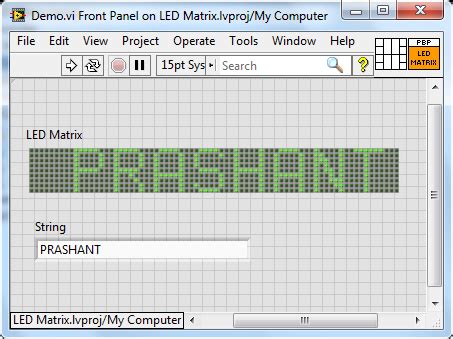 LED Matrix Display XControl NI Community