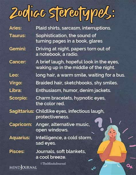 Zodiac Stereotypes First Impression Zodiac Zodiac Signs Horoscope Signs