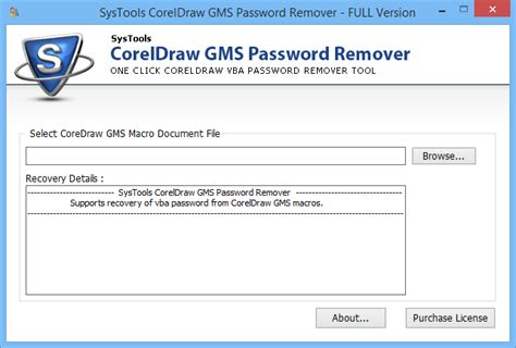 coreldraw gms password remover software break gms macro password