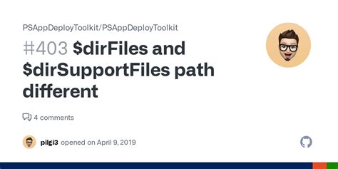 Dirfiles And Dirsupportfiles Path Different · Issue 403