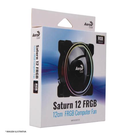 Cooler para Gabinete Aerocool Saturn 12 FRGB 120mm
