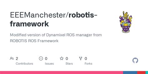 Github Eeemanchesterrobotis Framework Modified Version Of Dynamixel Ros Manager From Robotis