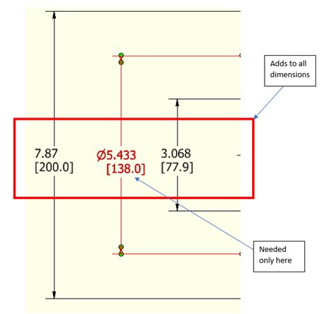 solved alternate units for selected dimensions only autodesk community