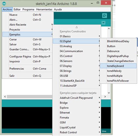 Practicas Y Codigo Ejemplo Para Generar Sonidos O Tonos Con Arduino Uno