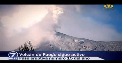 Guatemala Volcán En Actividad Volvió A Entrar En Erupción Infobae