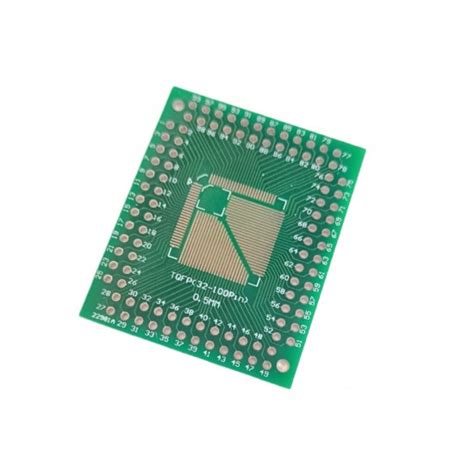 Buy TQFP Pin Mm Pin Mm To DIP Adapter PCB Board Converter Online In India