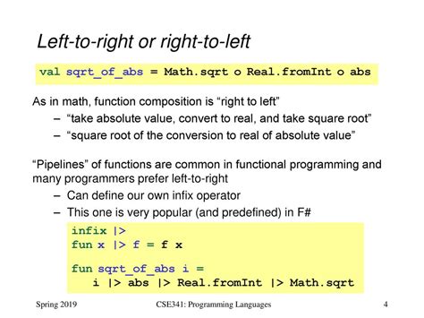 Cse341 Programming Languages Lecture 9 Function Closure Idioms Ppt