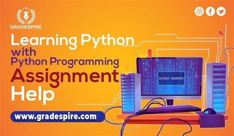 Learning Python With Python Programming Assignment Help Python Programming Computer