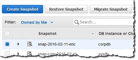 Amazon RDS Update Share Encrypted Snapshots Encrypt Existing