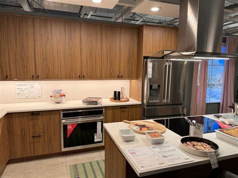 Tistorp Ikea Brown Walnut In 2025 Kitchen Styling Ikea Wood Walnut Kitchen