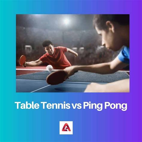 Ping Pong Vs Table Tennis Table Size At Ronald Wray Blog