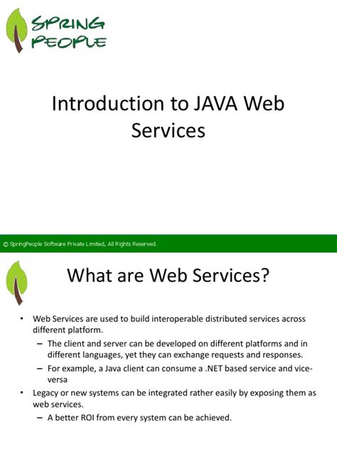 Pdf Springpeople Introduction To Java Web Services Dokumentips