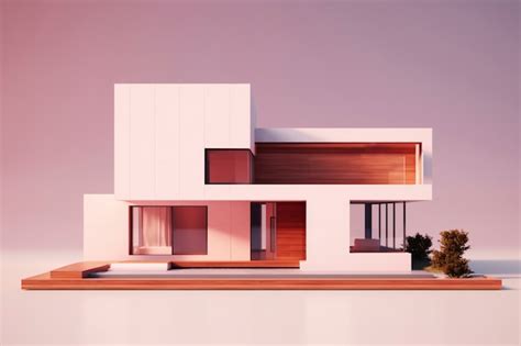 Free Ai Image Three Dimensional House Model