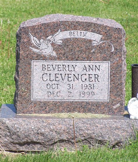 Beverly Ann Grass Clevenger 1931 1999 Find A Grave Memorial