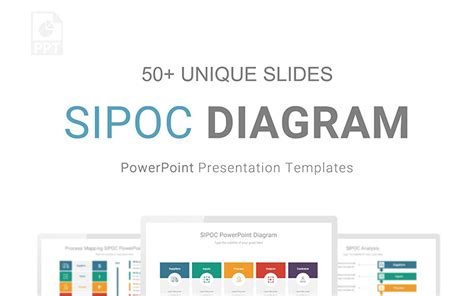 SIPOC Diagram PowerPoint Template TemplateMonster