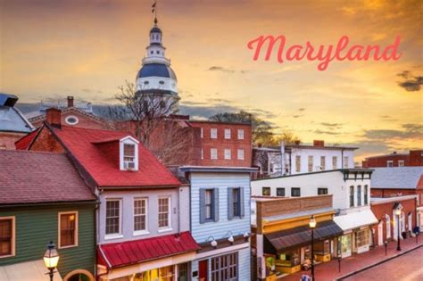 Maryland State Information Symbols Capital Constitution Flags Maps Songs 50states