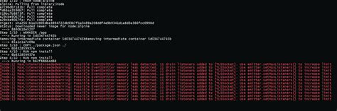 1290 Maxlistenersexceededwarning · Issue 29239 · Nodejsnode · Github