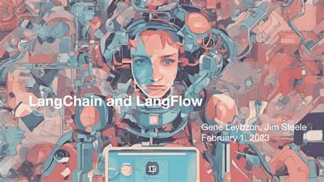 generative ai application development using langchain and langflow pptx