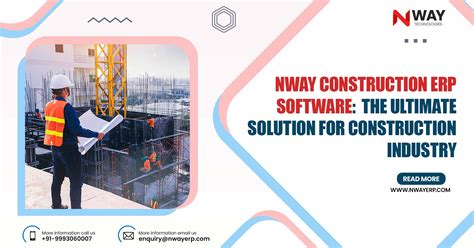 Nway Construction Erp Software The Ultimate Solution For Construction