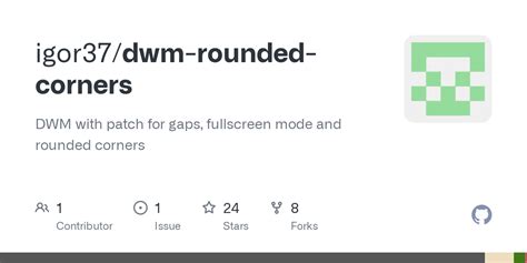 Github Igor37dwm Rounded Corners Dwm With Patch For Gaps
