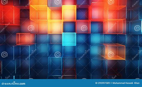3d Rectangular Abstractions Background Wallpaper Stock Illustration 3d Rectangular Abstractions Background Wallpaper Stock Illustration