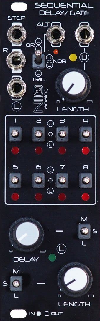 Niio Analog Sequential Delay Gate Eurorack Module On Modulargrid