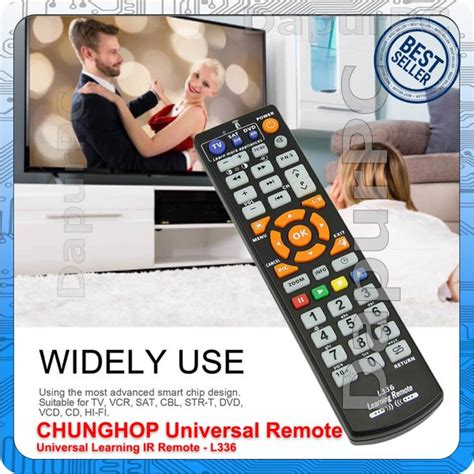 Jual Remote Universal Chunghop L336 Universal Ir Remote Learning Di