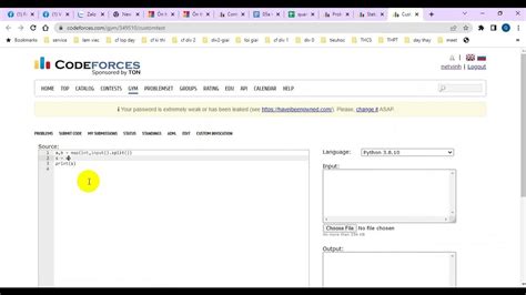 Nop Code Python Len Codeforces Youtube