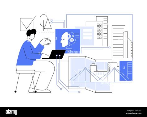Ai Backed Urban Planning Abstract Concept Vector Illustration Stock Vector Image And Art Alamy