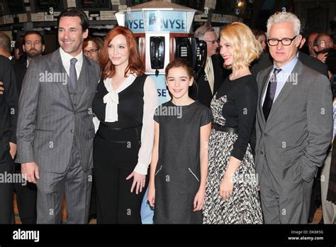 Castmembers Of Madmen Jon Hamm Christina Hendricks Kiernan Shipka