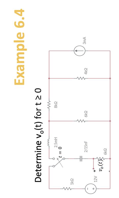 Solved Example 6 4 Determine V0 T For T0 Chegg Com