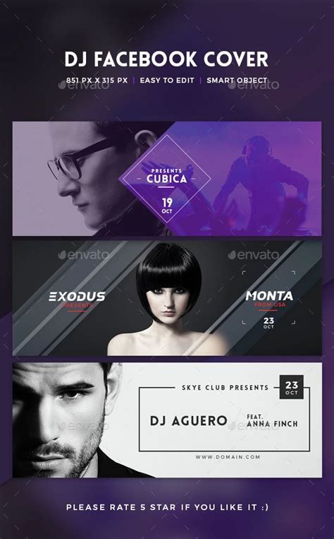 Facebook Dj Cover Facebook Cover Design Facebook Cover Webpage Design