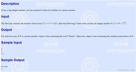 miller rabin质数判定 and pollard rho质因数分解 【poj1811】 2022ccpc网络赛h csdn博客