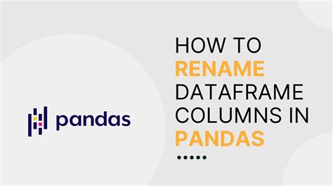 How To Rename Dataframe Columns In Pandas Saturn Cloud Blog