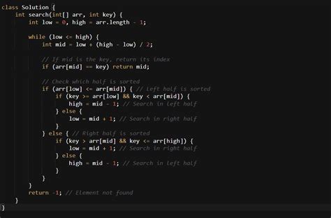java gfg160 dsa binarysearch problemsolving sorting rotatedarray… shiva guru
