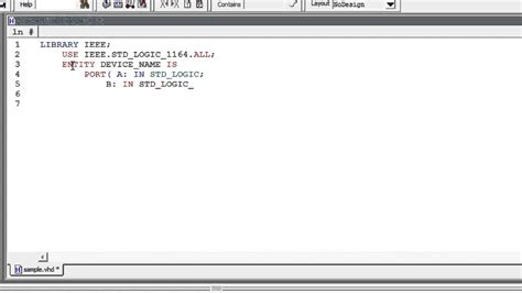 Vhdl Basic Tutorial 2 Youtube