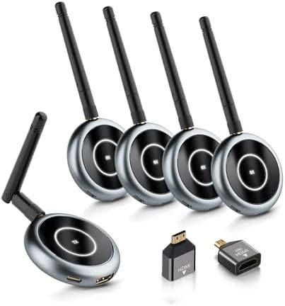 Amazon Com Lemorele Wireless HDMI Transmitter And Receiver Portable HDMI Extender Kit Plug