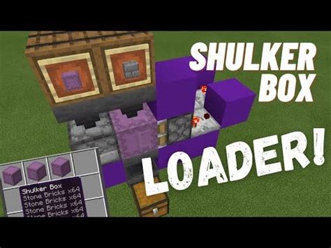 Easy Shulker Box Loader Tutorial Minecraft Bedrock YouTube Minecraft Tutorial Box Easy Shulker Box Loader Tutorial Minecraft Bedrock YouTube Minecraft Tutorial Box