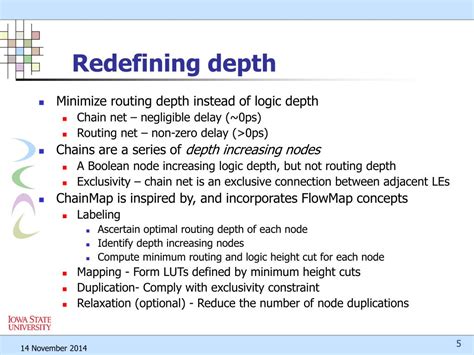 Ppt Beyond The Arithmetic Constraint Depth Optimal Mapping Of Logic