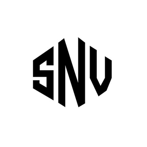 Premium Vector Snv Letter Logo Design With Polygon Shape Snv Polygon