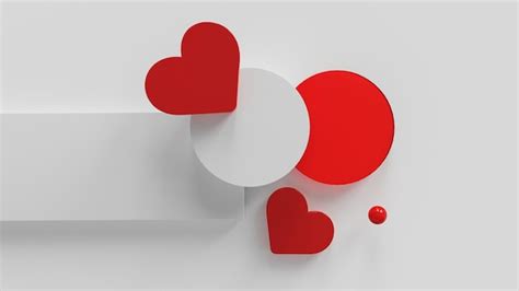 Premium Photo Red Love Background