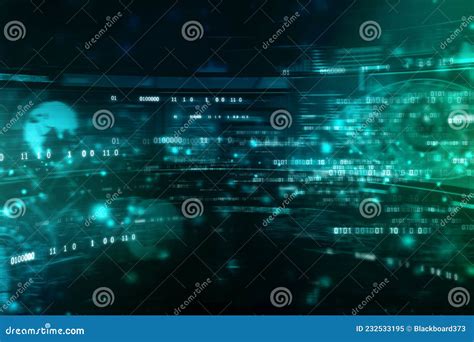 Binary Code Background Internet Binary Data Code Computing Or Transmission Process Concept