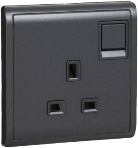 Schneider Electric Pieno 13a 250v 1 Gang Switched Socket 13a Rated