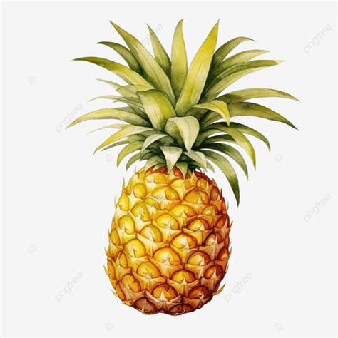 수채화 파인애플 클립 아트 수채화 과일 자연 Png 일러스트 및 이미지 에 대한 무료 다운로드 Pngtree