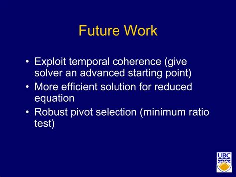 Ppt Fast Implementation Of Lemkes Algorithm For Rigid Body Contact Simulation Powerpoint