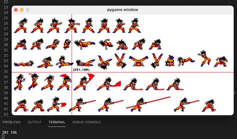 Pygame Code Lấy Toạ độ Nhanh Từ Sprite Sheet Delta 21