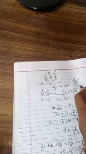 The Number Of Terms In An A P Is Even The Sum Of Its Odd Terms Is